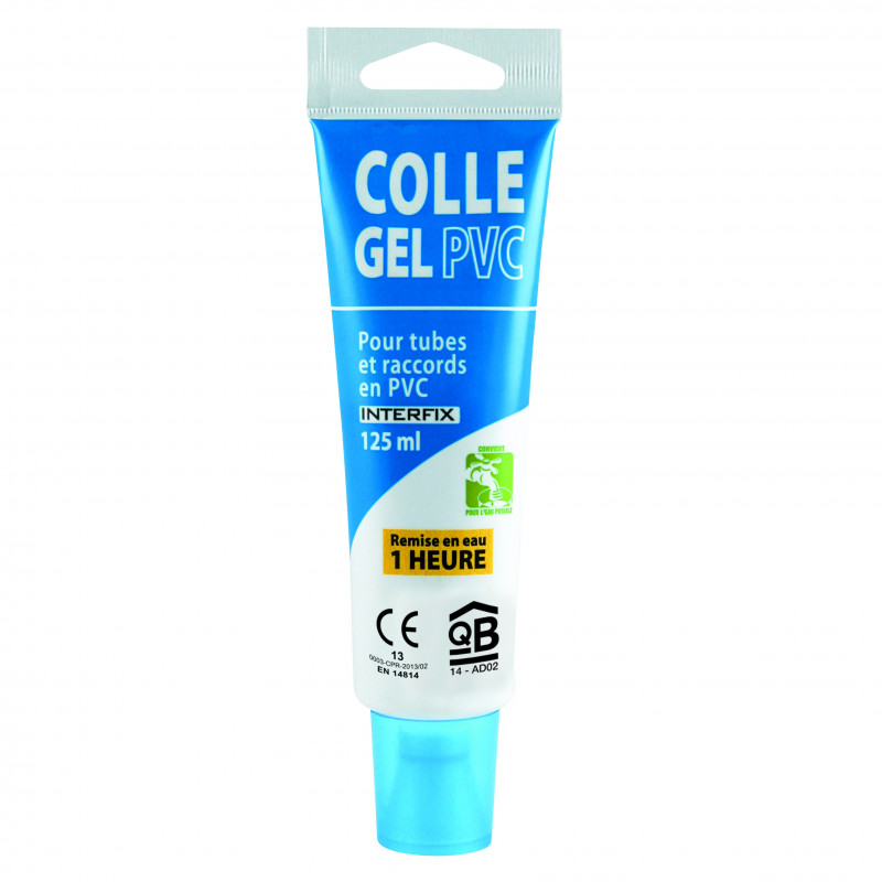 Colle à raccord PVC gel tube de 125 ml